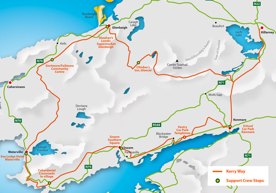 The Kerry Way Ultra - Killarney, Muckross Road, Randles Nissan Garage ...