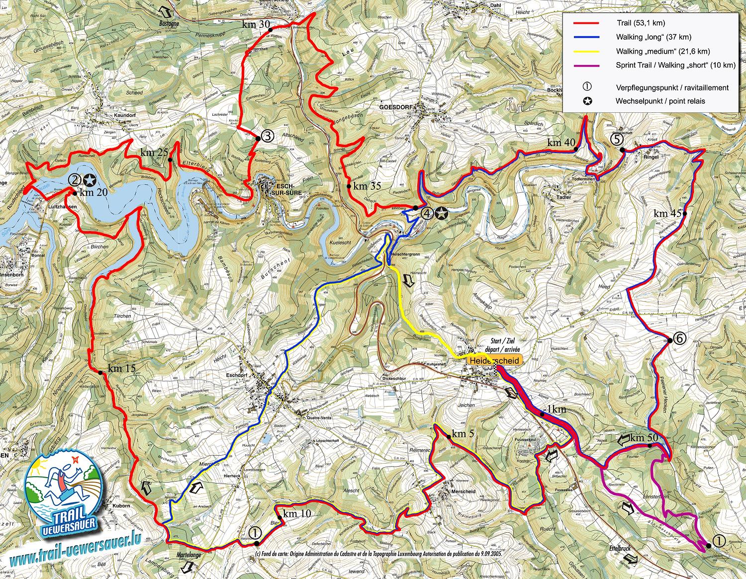 Trail Uewersauer - Heiderscheid - 22.11.2015, 09:00 - kingrunner.com